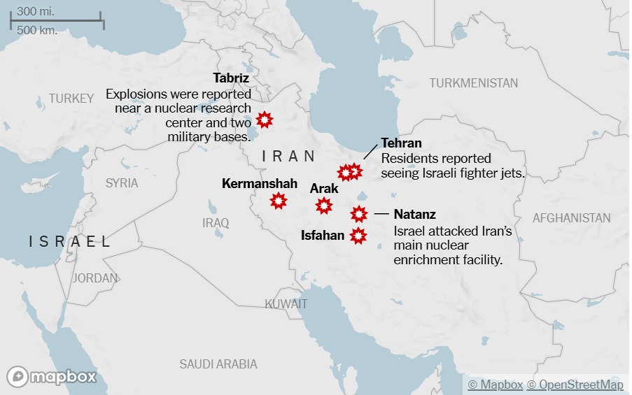 IRAN : la liste des dirigeants éliminés et des sites attaqués - JForum
